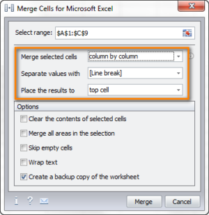 How to Merge Rows and Columns in Excel Without Losing Data?
