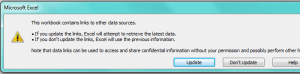 5 Methods for Excel “We Can't Update Some of The Links in Your Workbook ...