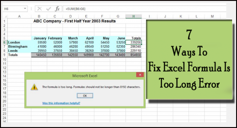 series formula too long Excel Archives - Excel File Repair Blog