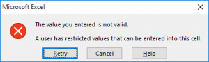 [9 Fixes] Excel This Value Doesn’t Match The Data Validation Error