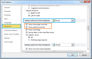 10 Ways To Fix Excel Scroll Bar Missing Issue